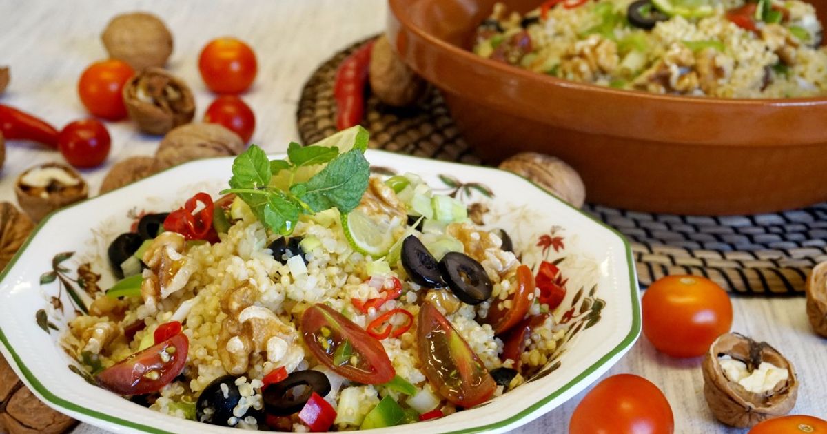 Ensalada De Quinoa Y Bulgur Receta de la cocina fácil de lara- Cookpad