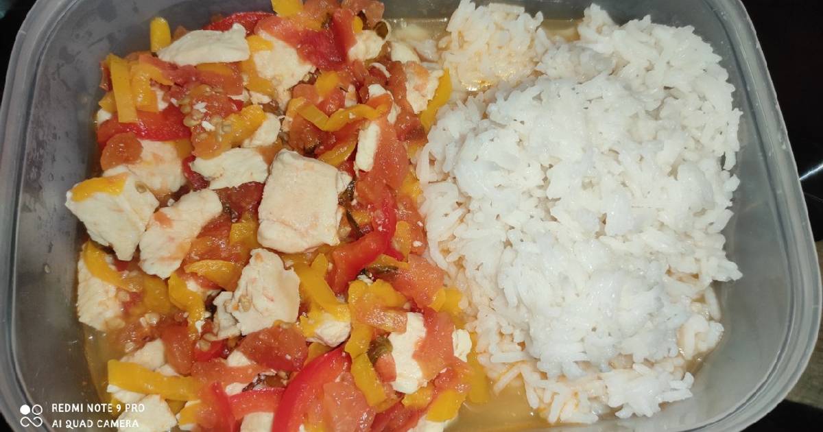 Lecsós csirkemell basmati rizzsel 🌶️ 🍅 🍚 | Réka receptje - Cookpad receptek
