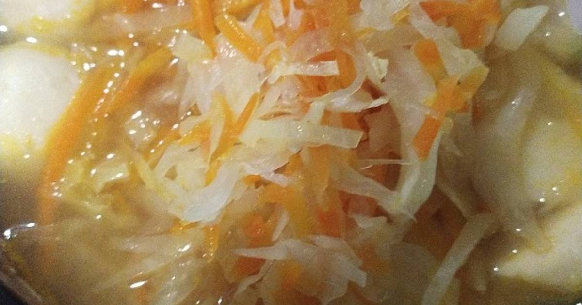 Resep Sop wortel kol bakso ikan oleh Cici Agnes - Cookpad