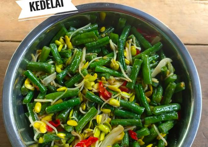 Resep 319. Oseng Kacang Panjang Cambah Dele / Kedelai oleh Dapur Marin ...