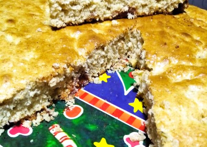 Torta de avena, banana y dulce Receta de Edgar Damian Suarez González ...