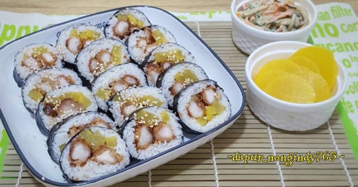 Resep Dakgogi-Gimbap (닭고기김밥) Chicken Gimbap oleh indy hindiyah - Cookpad