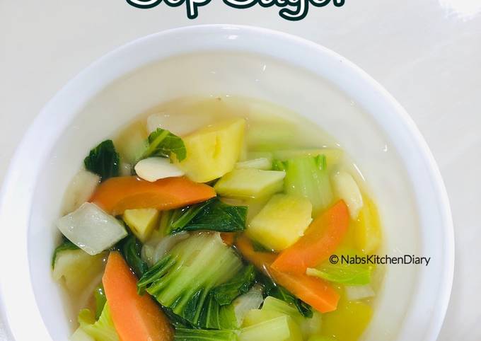 Resipi Menu Pantang: Sup Sayur oleh Nab’s Kitchen Diary - Cookpad