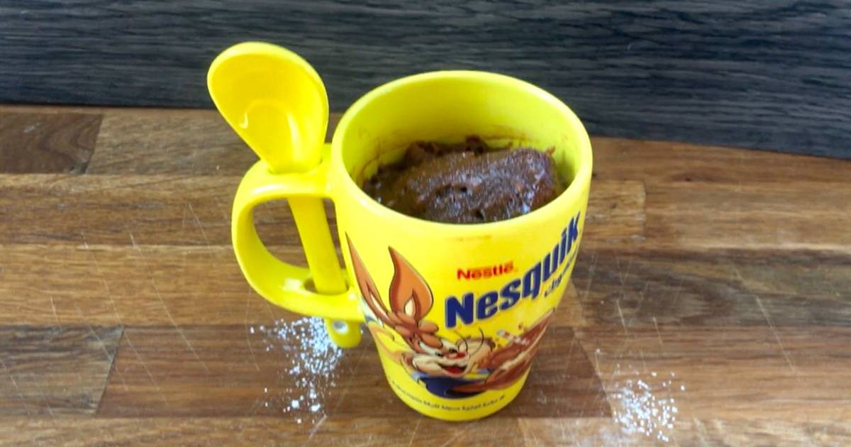 Mug Cake de Nesquik Receita por Ortensio - Cookpad