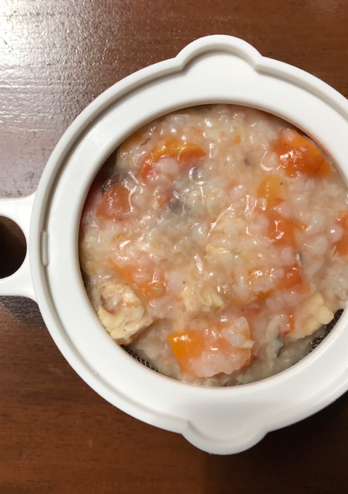 Resep Mpasi 9 Bulan Nasi Tim [Ikan Kembung, Tempe, Tomat & Wortel] oleh ...