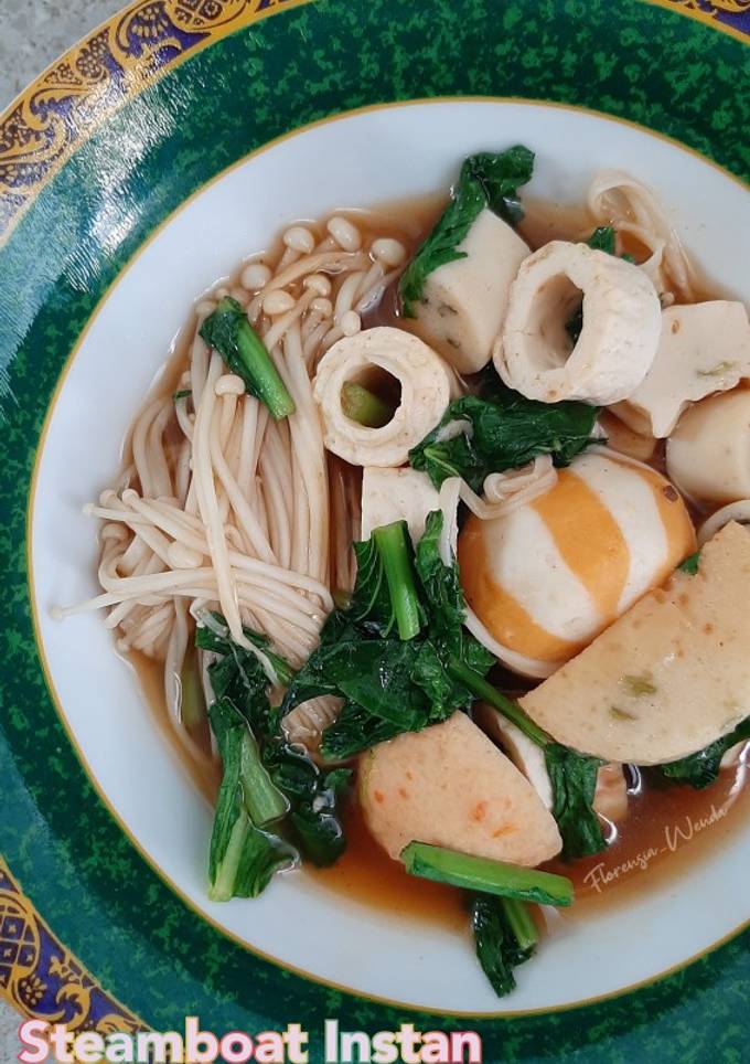 Resep Steamboat Instan with Jamur Enoki oleh Florensia Wenda - Cookpad