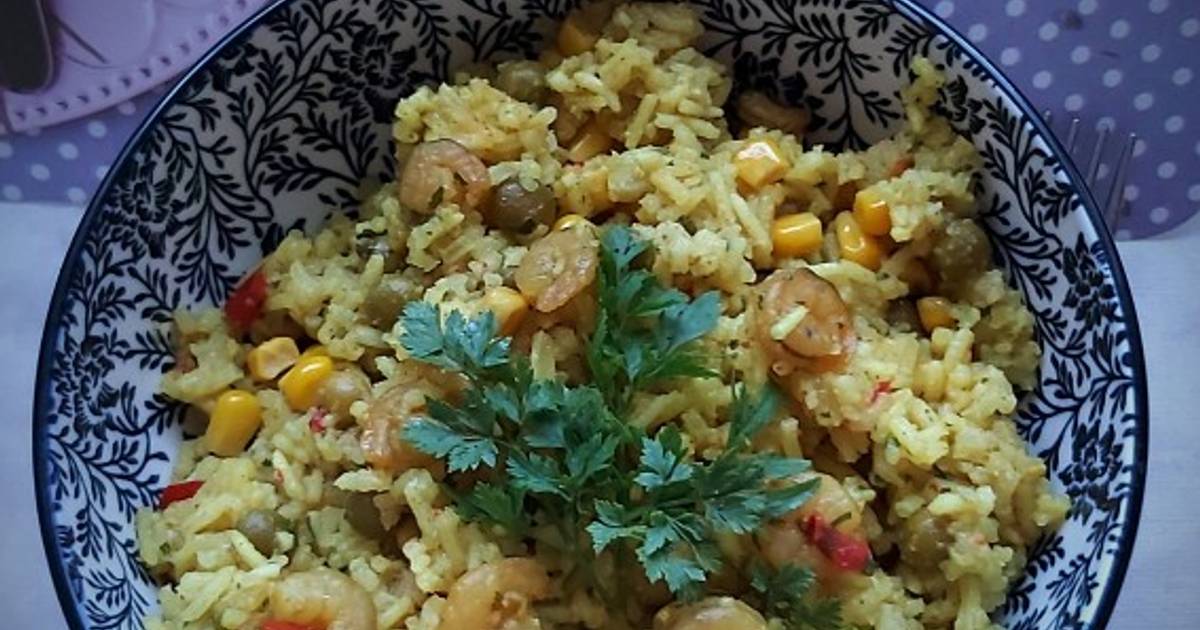 Fokhagymás - zöldséges rizs - koktélrákkal 🧄🌽🥕🥦🫑🍅🦀 | Andi1980 receptje ...