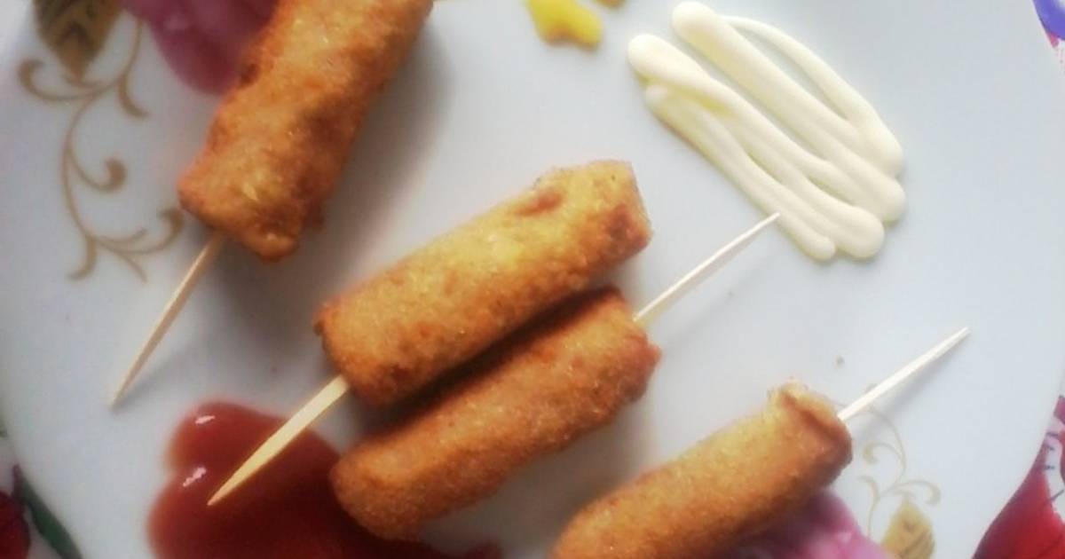 Mini Banderillas de salchicha Receta de Jenifer Navarro- Cookpad