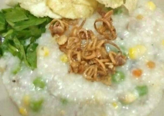 Resep Bubur sayur dan daging sapi oleh ramdhany - Cookpad