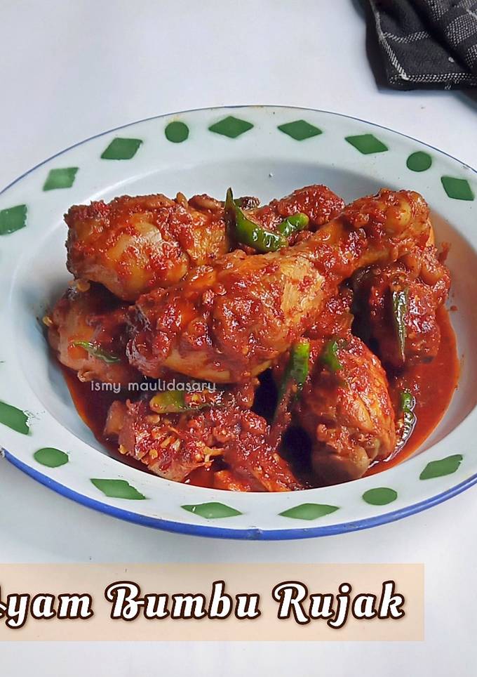 Resep Ayam Bumbu Rujak oleh Ismy Maulidasary - Cookpad