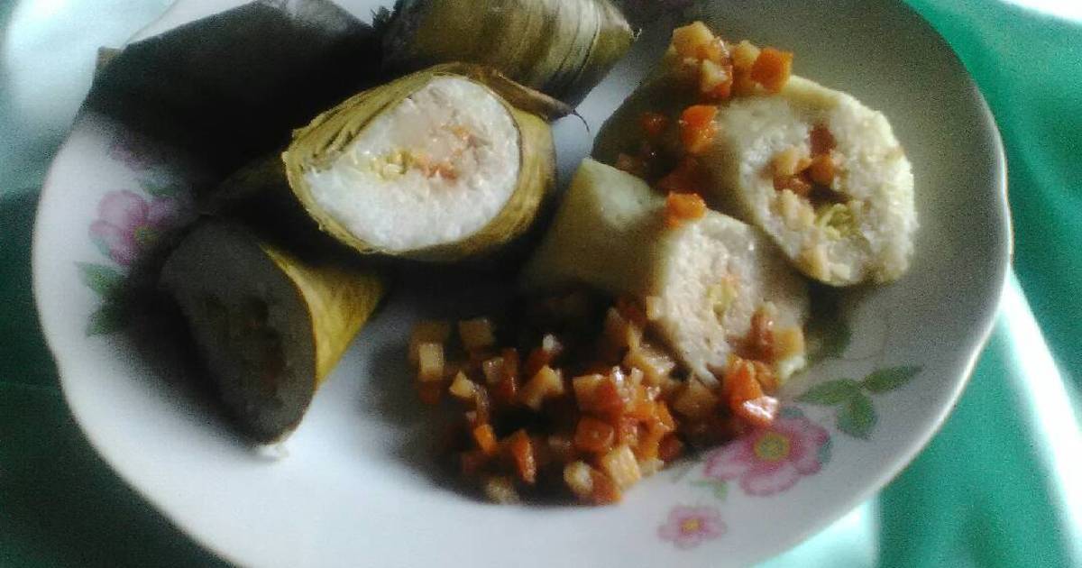 168 resep lontong isi kentang wortel rebus enak dan mudah - Cookpad