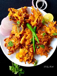 Veg Pakoda Oil Free Vegetarian Dish 0 Oil Onion Potatoes Cabbage ...