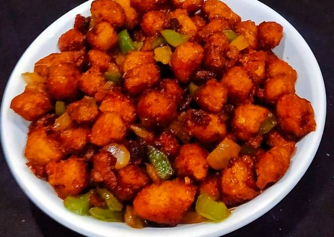 Dry Soya Manchurian Recipe by Juhi Sewani - Cookpad