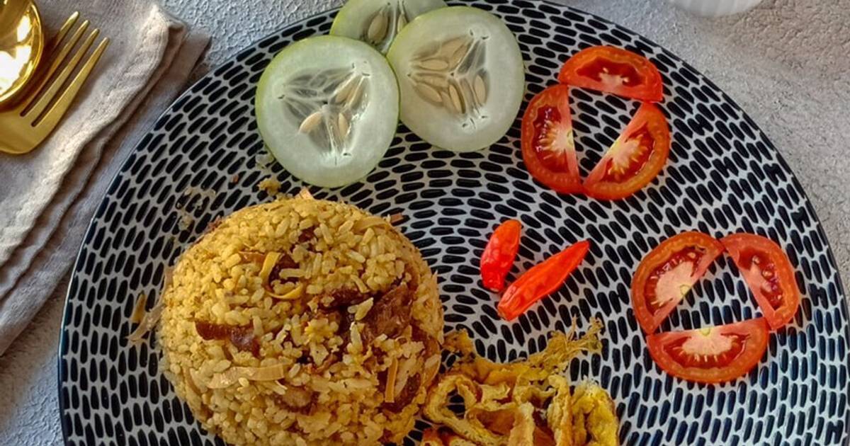 Resep Nasi Goreng Serundeng Kecombrang oleh Kaianiandra - Cookpad