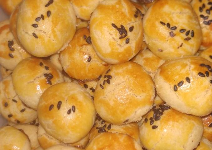 Resep Edgy Round Peanut Butter Cookies oleh Ika Kusumawati - Cookpad