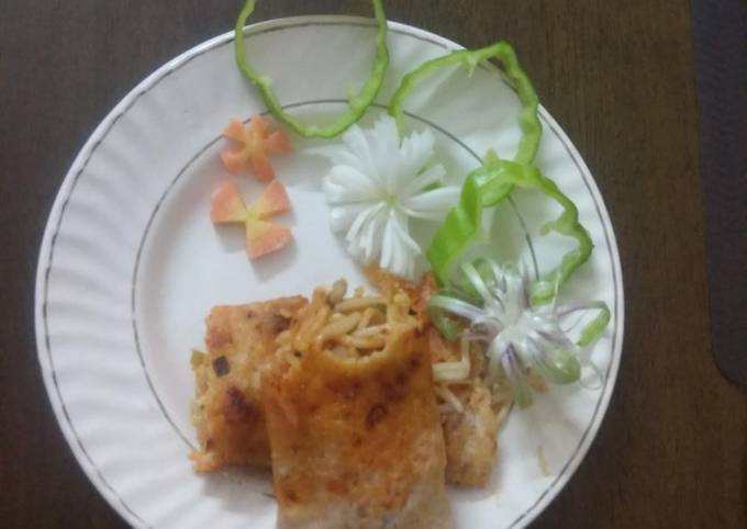 Spring Roll Wrap Recipe by Aishwarya Kitchen A - Cookpad