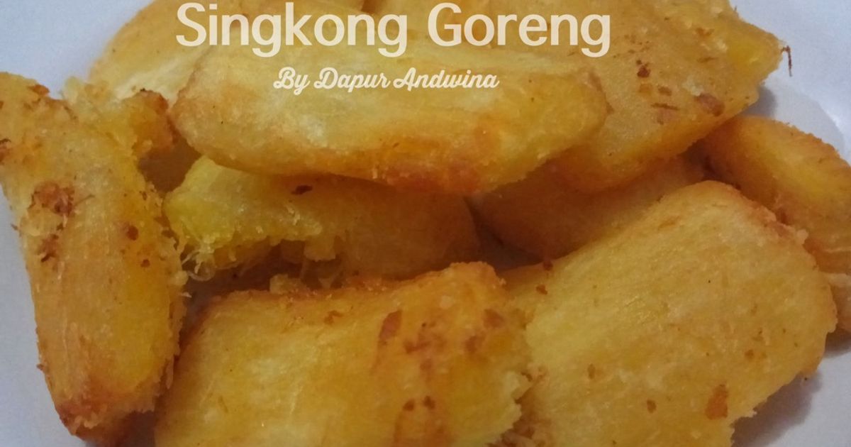Resep Singkong Goreng Crispy oleh Dapur Andwina - Cookpad