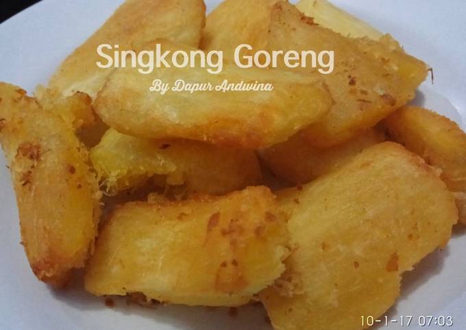 Resep Singkong Goreng Crispy oleh Dapur Andwina - Cookpad
