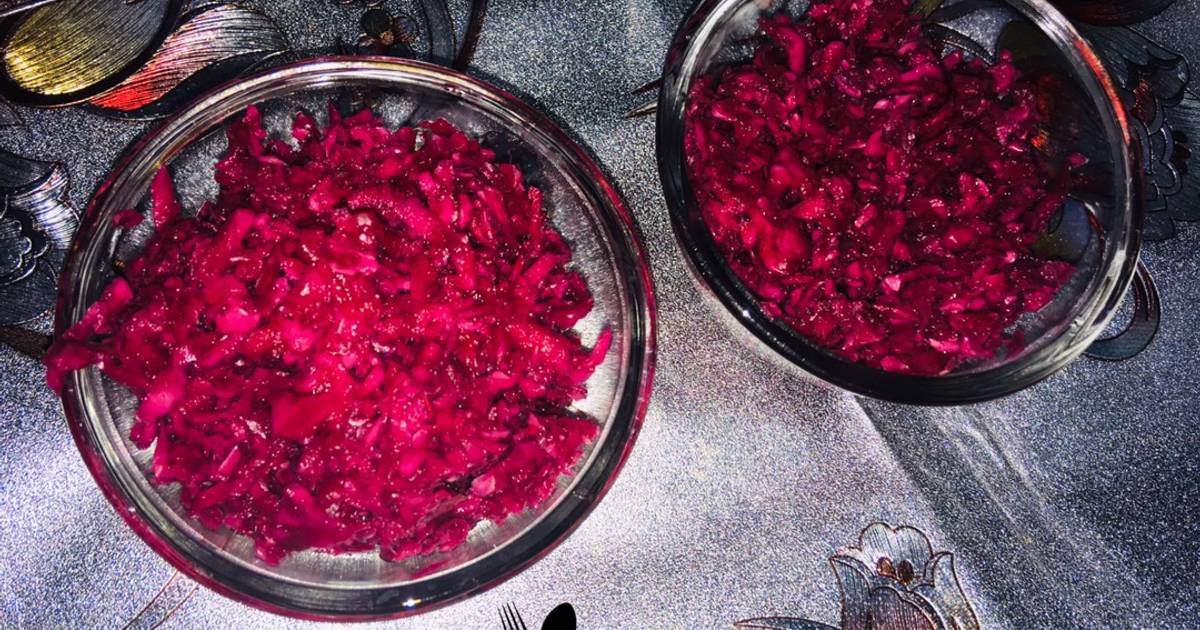 طرز تهیه ترشی کلم بنفش 😍 ساده و خوشمزه توسط 𝓢𝒂𝒓𝒊𝒏𝒂 𝒇𝒐𝒐𝒅𝒔 - کوکپد