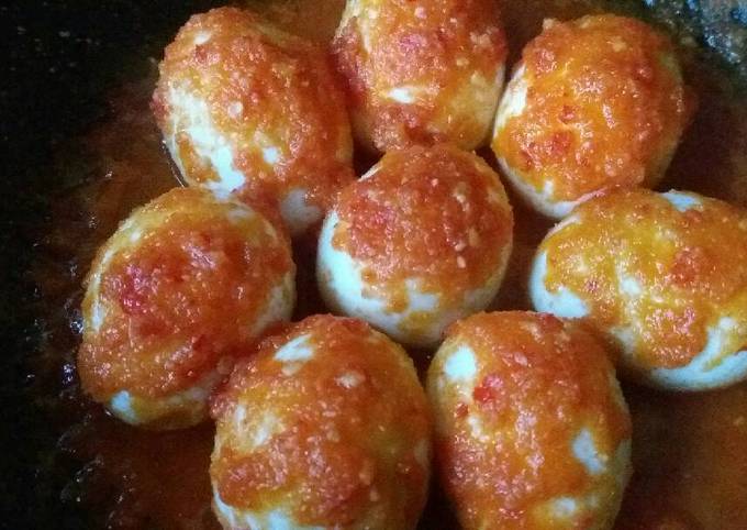 Resep Menu Anak: Telur Bumbu Tomat oleh Diah Surya - Cookpad