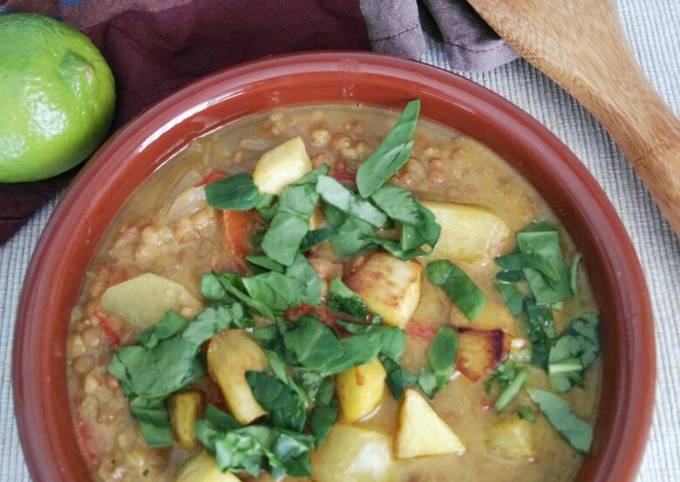 Lentejas con lima y mango Receta de hoy_cocina_lisson (Pilar) - Cookpad