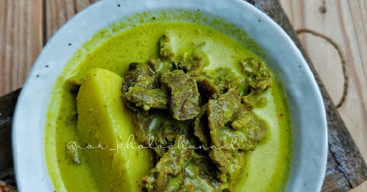 Resipi Gulai Daging Salai Cili Api oleh Nur Nadiah - Cookpad