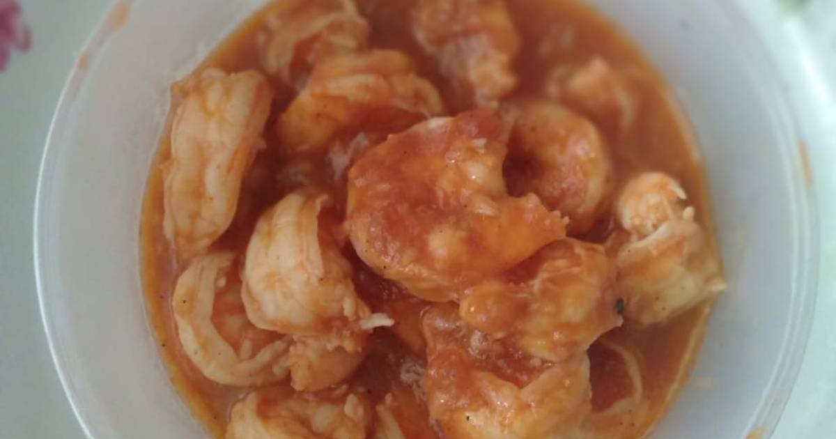 Resep Udang saos merah oleh Dapur MamaLis - Cookpad