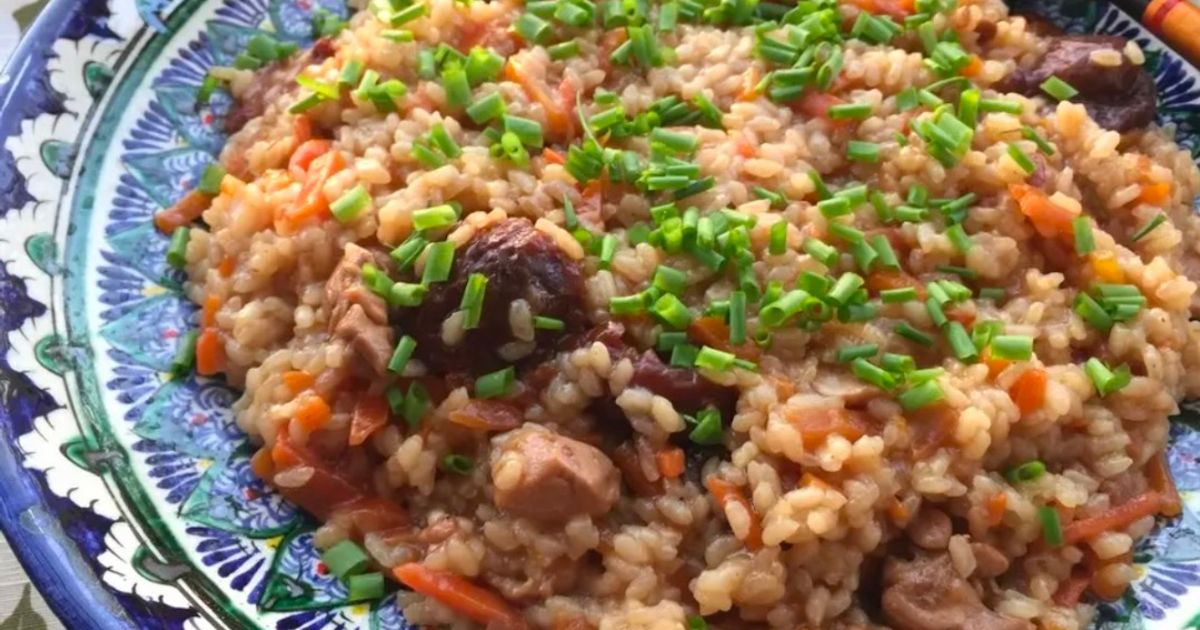Apricot Chicken Rice (Uzbekistan) Recipe by Aunty Eiko's international ...