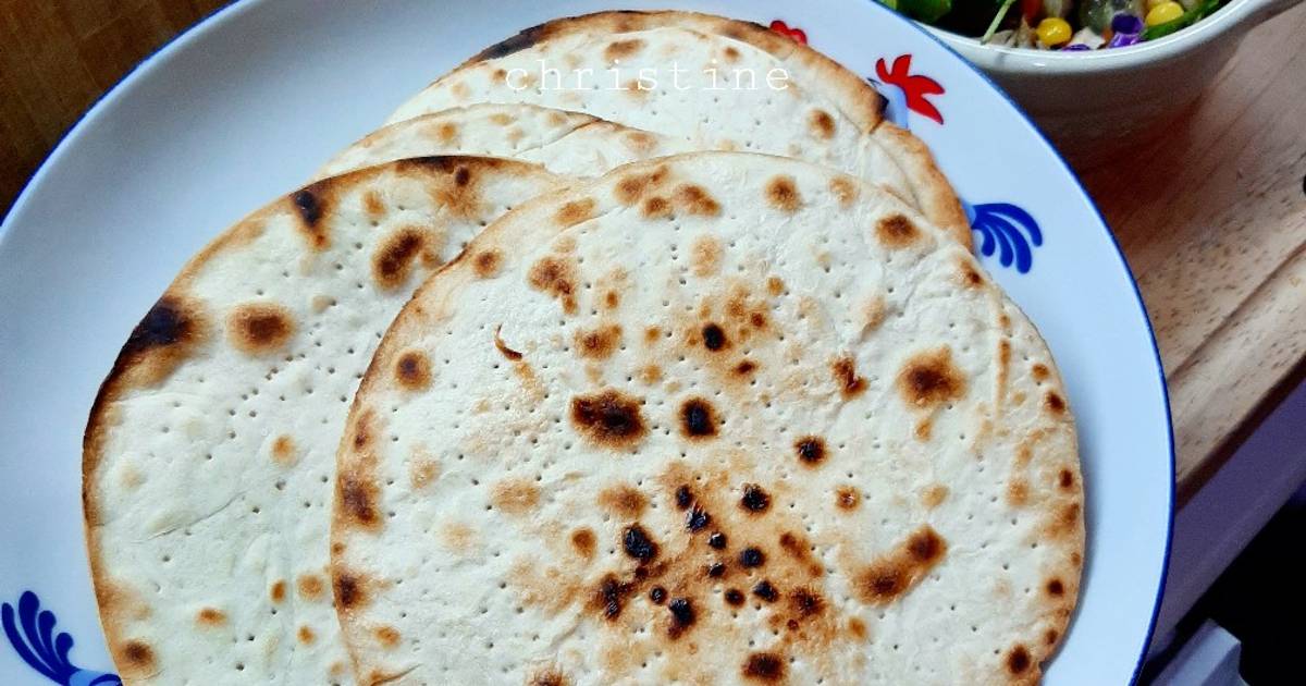 Resep Roti Matzah Flatbread (Roti tak beragi) oleh Christine Octavia ...