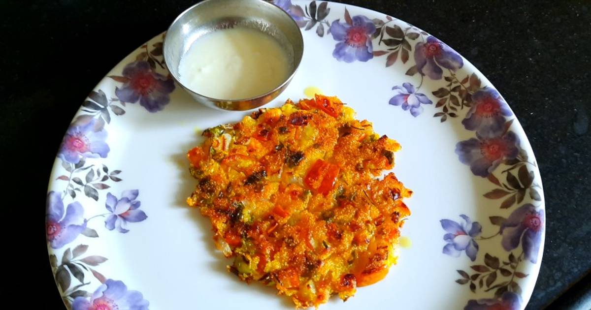 Mixed vegetable rava roti / dosa Recipe by Shruti S - Cookpad