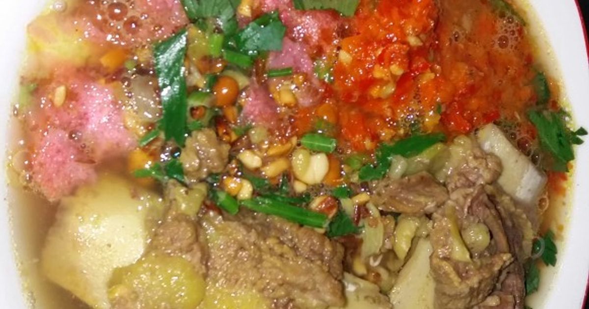 Resep Soto Iga Ples Ayam Suwir Kwali, Cilacapan oleh Karibo Tini - Cookpad