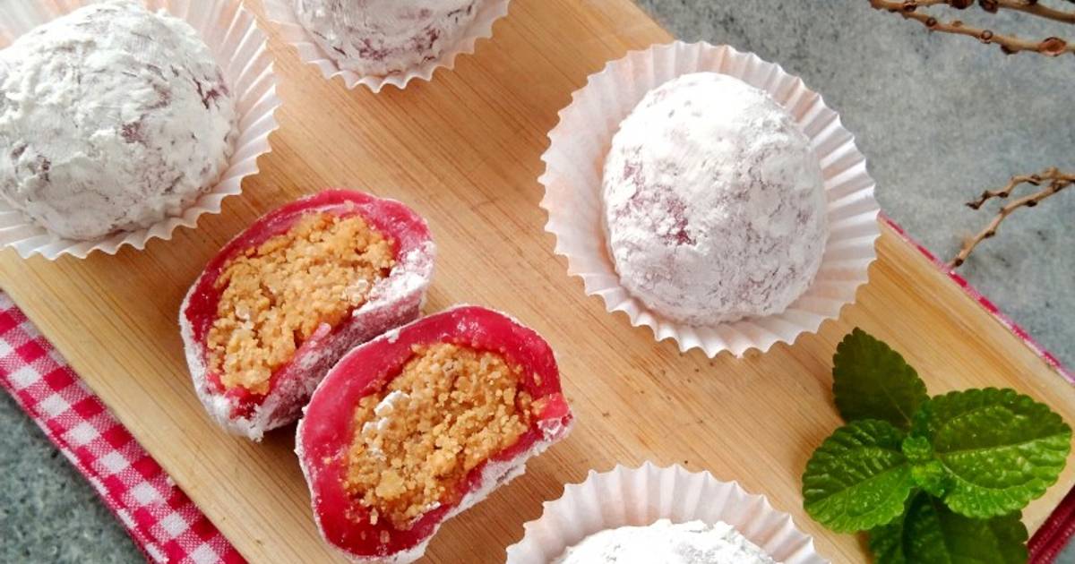 Resep Mochi Red Velvet oleh Ummu Khal Kitchen - Cookpad