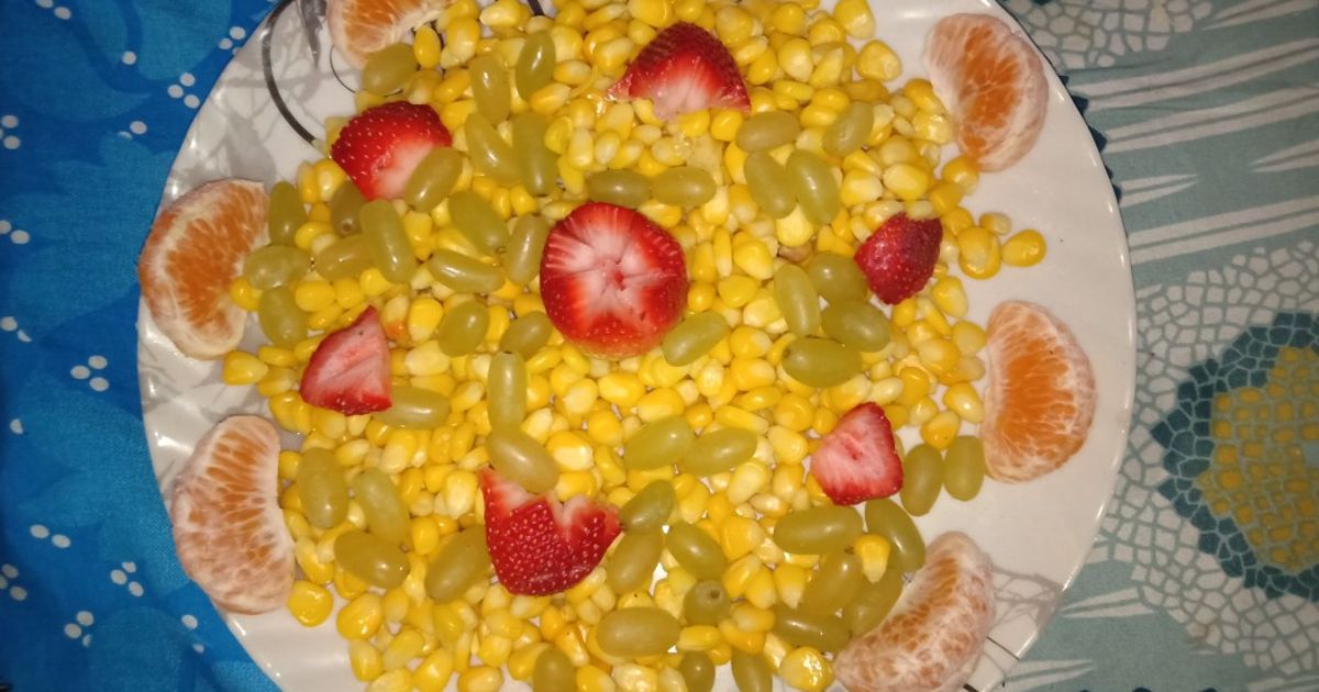 Sweet Corn Chat Recipe by Priyam Batra Mehta - Cookpad