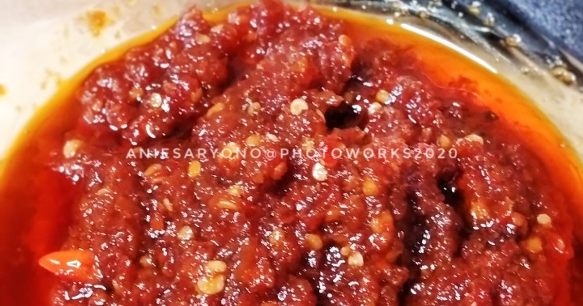Resep Sambel Bajak (Tanpa Tomat) oleh aniesaryono - Cookpad
