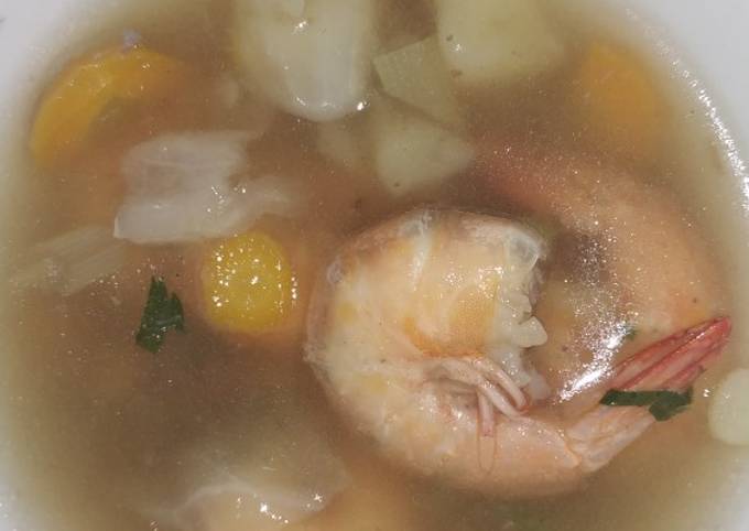 Resep Sup udang simple oleh Nisa hasyim - Cookpad
