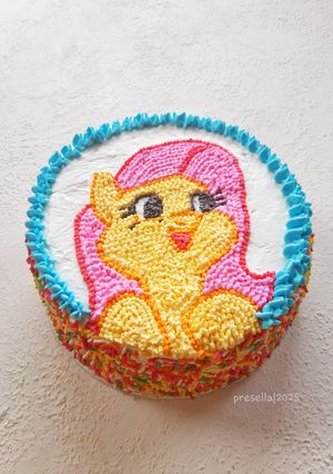 Resep Birthday Chocolate Cake oleh Presella - Cookpad