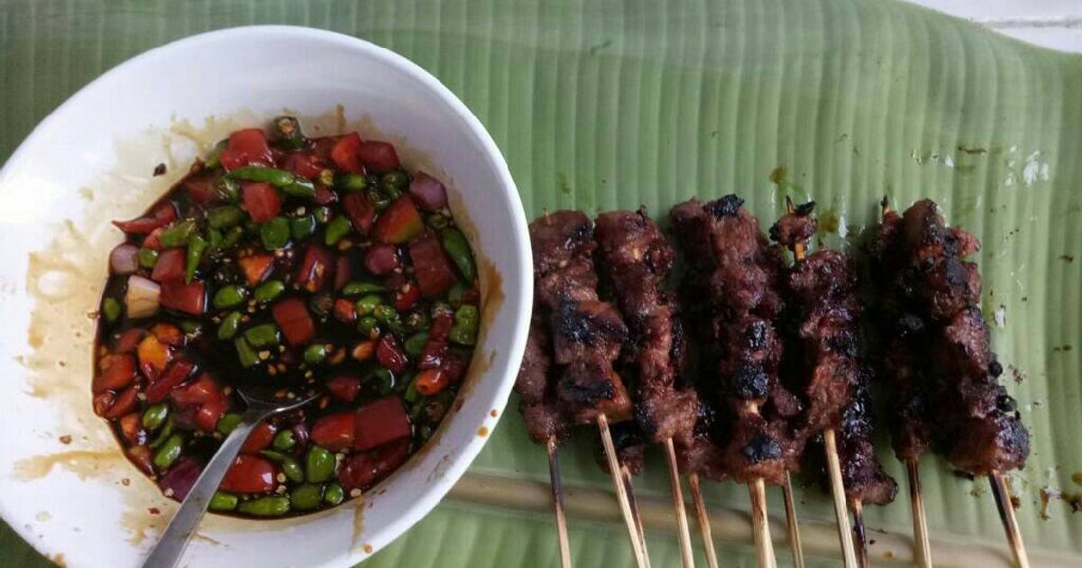 Resep sate sapi bumbu kecap khas purwakarta rumahan enak dan mudah ...