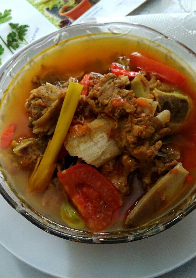Resep Pindang Tulang Sapi Khas Palembang oleh Wina Kartika - Cookpad