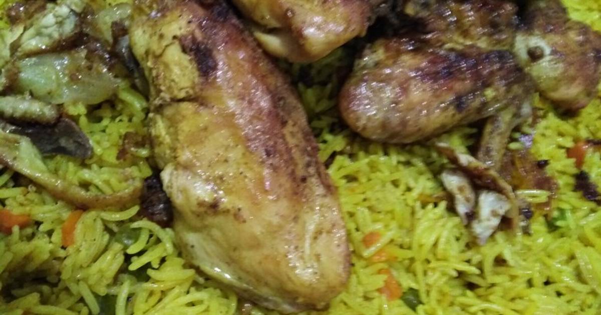 طريقة عمل اوزي بالدجاج على اصولها بطريقة سهلة وسريعة من عاشقة الاقصى ...