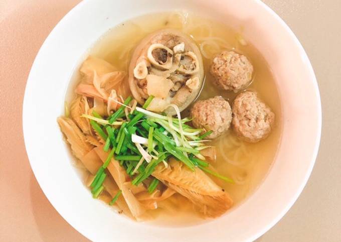 Cách Làm Món Bún măng giò heo của Minh Yến - Cookpad