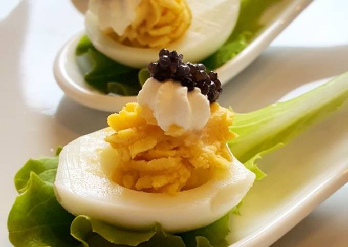 Fürjtojás kaviárral | Rita Kutscher receptje - Cookpad receptek