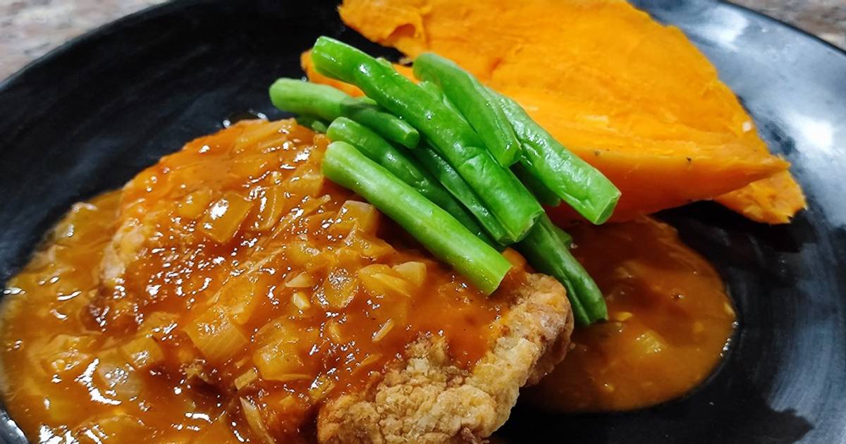 Resep Steak Ayam Saos Asam Manis oleh Deta Almira - Cookpad