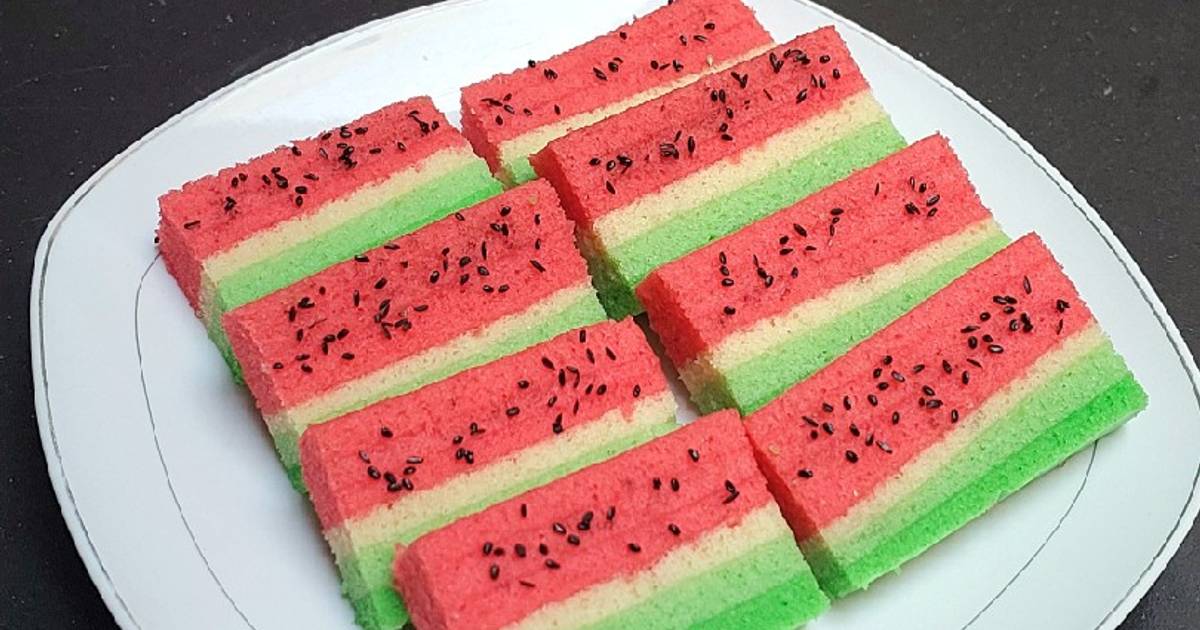 Resep Bolu Semangka oleh Farah Deba - Cookpad