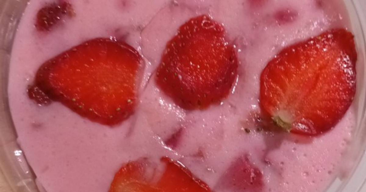 4.346 resep puding simple strawberry enak dan mudah - Cookpad