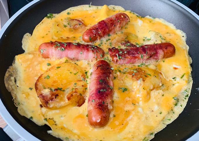 Virsli tojással, krumplival 🍳🥔 | Andrea von Sattler receptje - Cookpad ...