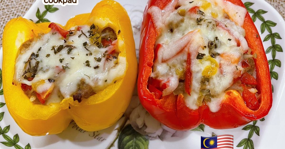 Resipi 👩‍🍳Capsicum Roasted Merdeka Raya🇲🇾 oleh Mahadiah - Cookpad