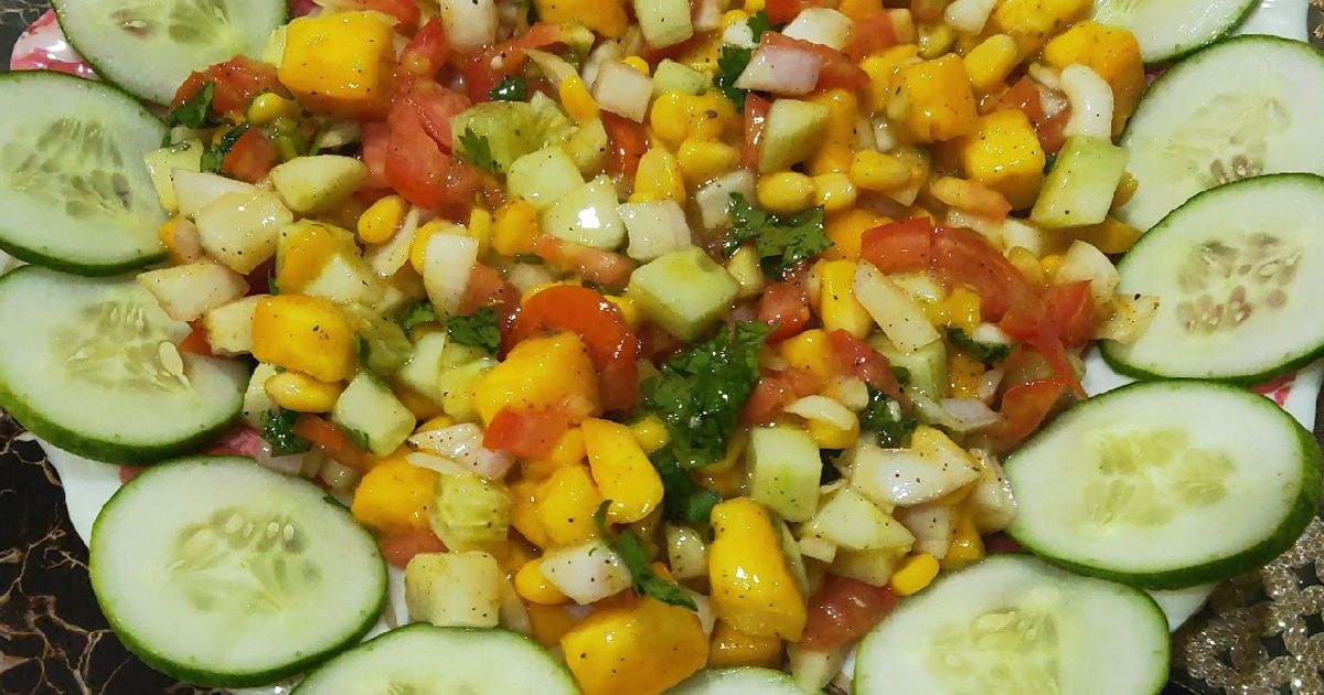 Mango Salad Recipe by Simar Kaur - Cookpad