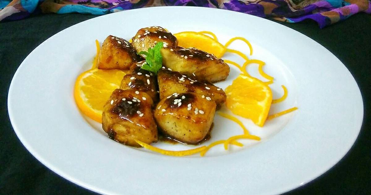 Pan Seared Orange Fish Recipe by Akum Raj Jamir - Cookpad