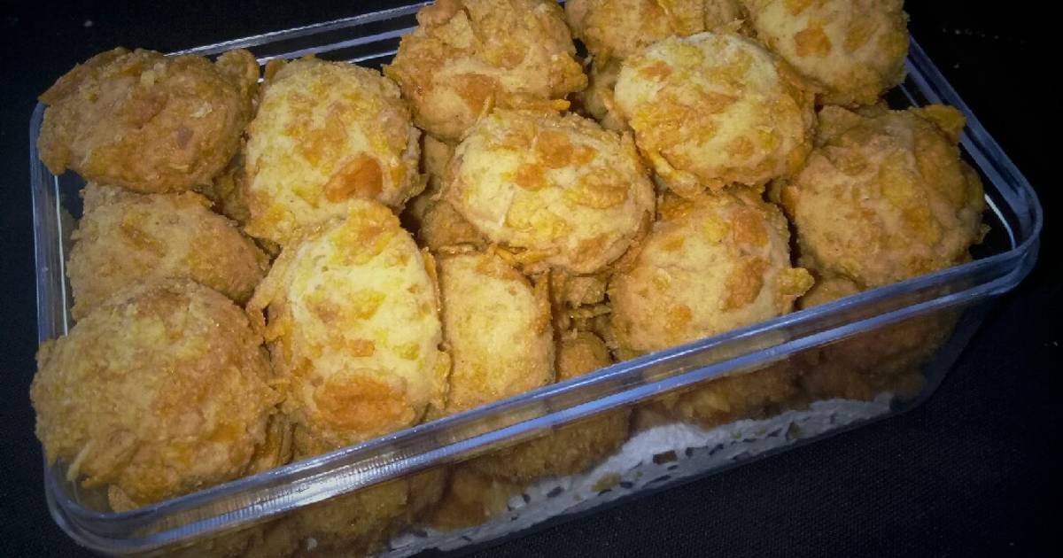 Resep Cheese Corn Flakes Cookies ala Juni oleh Erika Damayanti "Cemilan ...