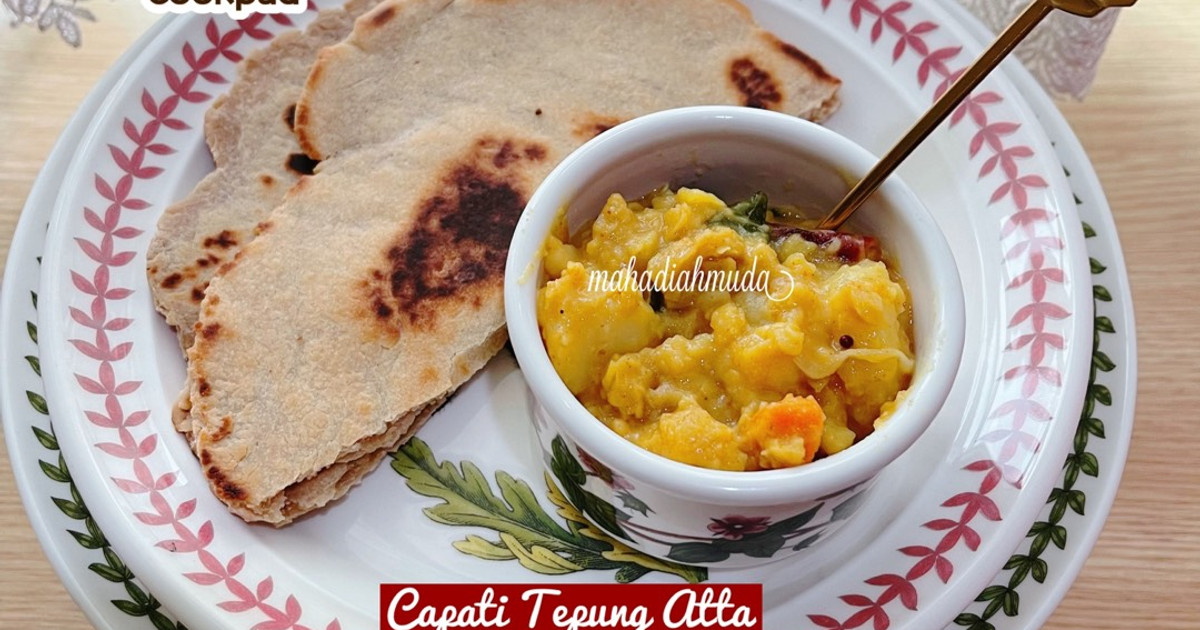 Resipi 👩‍🍳Chapati Tepung Atta oleh Mahadiah - Cookpad